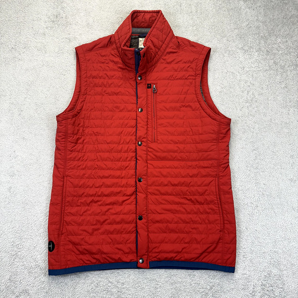Relwen | Jackets & Coats | Relwen Mens M Red Windzip Quilted Full Zip ...